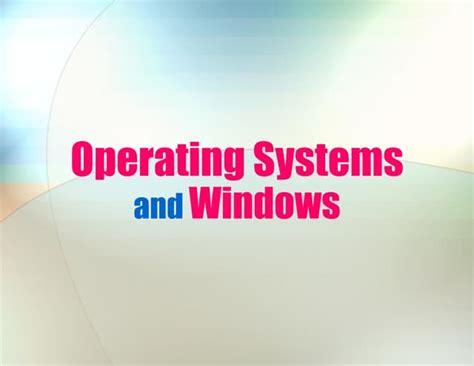Operating Systems Basics Graphical User Interfaces Guis Gui Tools