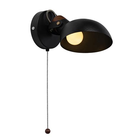 Aisilan Led Modern Wall Sconce With Pull Chain Onoff Switch Matte