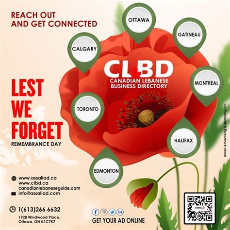 Toufic Abou Assali On Linkedin Rememberday Clbd Assali Advertising Canada Ottawa