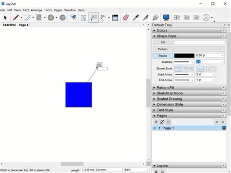 Layout Label Box Unclickable Page LayOut SketchUp Community