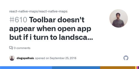 Toolbar Doesn T Appear When Open App But If I Turn To Landscape Appears Issue React