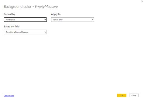 solved conditional formatting per row and column microsoft fabric