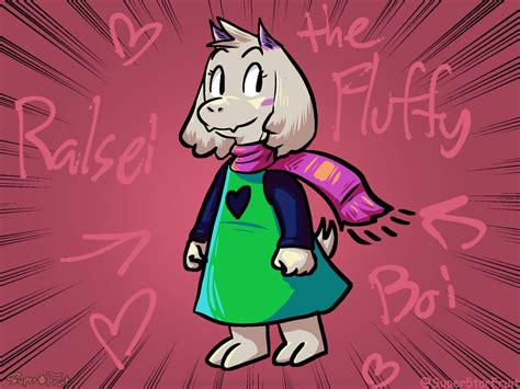 Ralsei The Fluffy Boi Thing By Superstarfruit On Deviantart