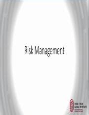 Risk Management Pdf Risk Management Remember Threats Risks And Vulnerabilities We Protect
