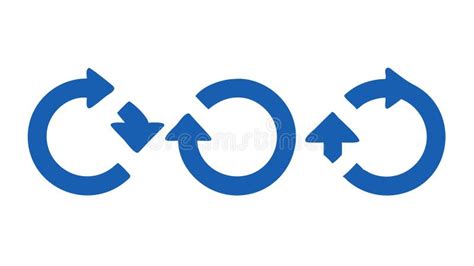 Refresh Sync Arrows Icon Reload Update Circular Motion Loop Process