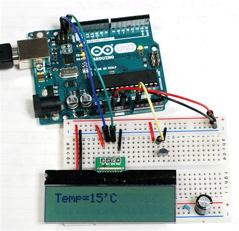温度を測る その3 キャラクタ表示lcdへ温度を表示② Arduinoクックブック