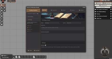Crafting Systems Fabricate