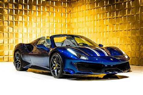 Ferrari 488 Pista Spider Blu Tour De France