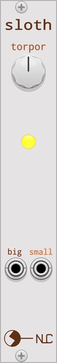 VCV Library Nonlinear Circuits Sloth Torpor VCV Library Nonlinear Circuits Sloth Torpor