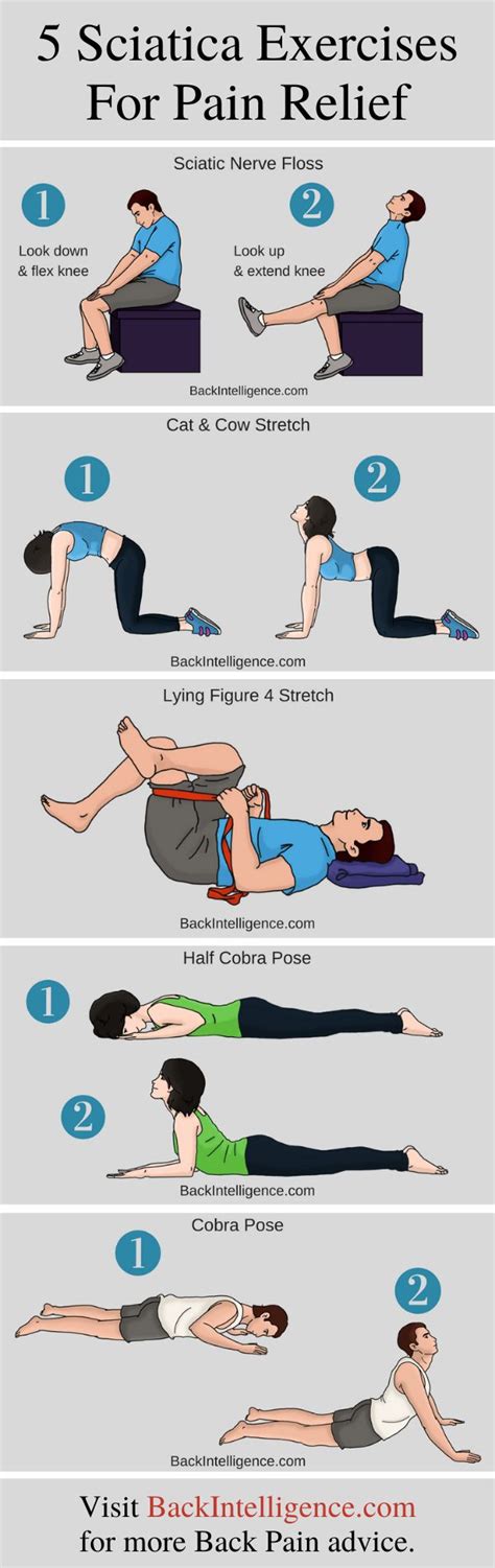 Sciatica Exercises Printable