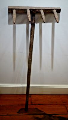 Antique Wooden Rake Antique Wooden Rake Etsy
