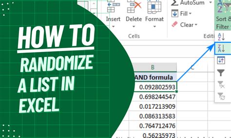 How To Randomize A List In Excel A Comprehensive Guide Earn And Excel