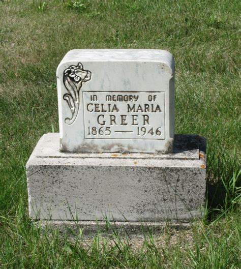 Celia Maria Greer 1865 1946 Find A Grave Memorial