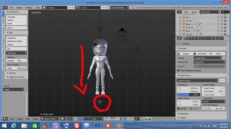 Modifiers When I Set Geometry To Origin My Character S Head Gets Messed Up Blender Stack