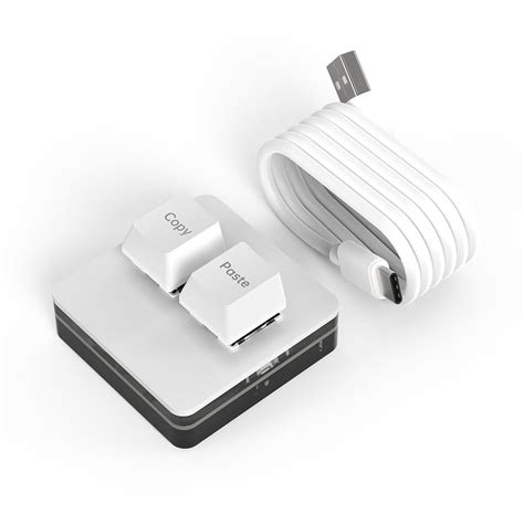 BRIMFORD Programmable Macro Keypads USB C Customized Copy Paste Keys With LED Light Mechanical