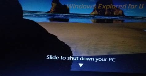 Logeshwaran Org How To Activate And Deactivate Slide To Shutdown Feature In Windows