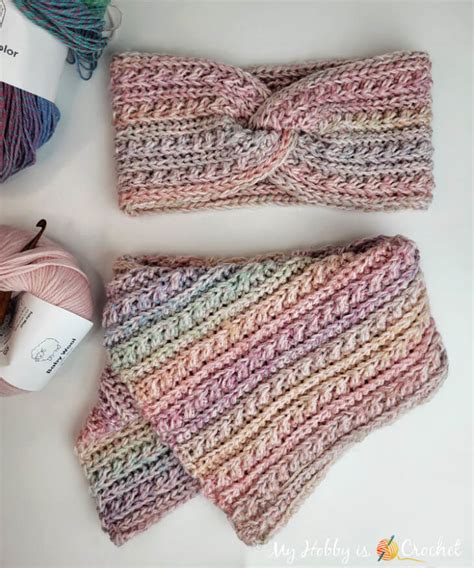Twisted Rib Crochet Hat Knit Look Free Crochet Pattern