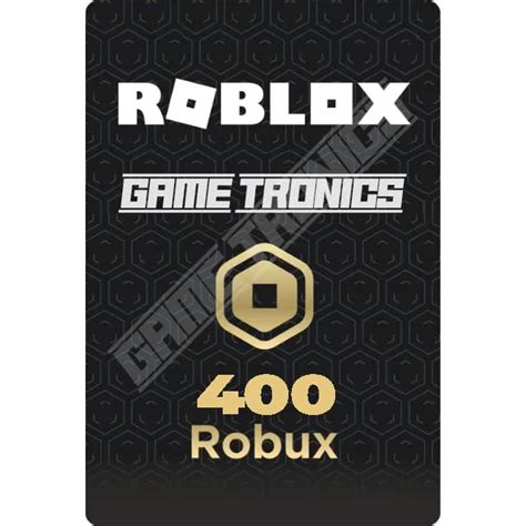 Roblox 400 Robux Credit T Code Video Games