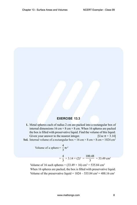 Ncert Exemplar For Class 9 Maths Chapter 13 Mathongo