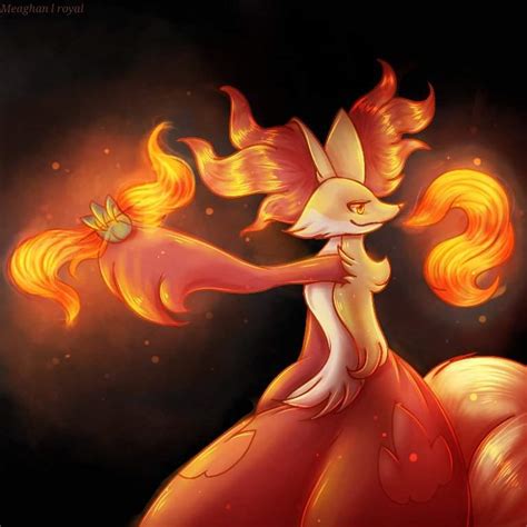 Delphox Fan Art