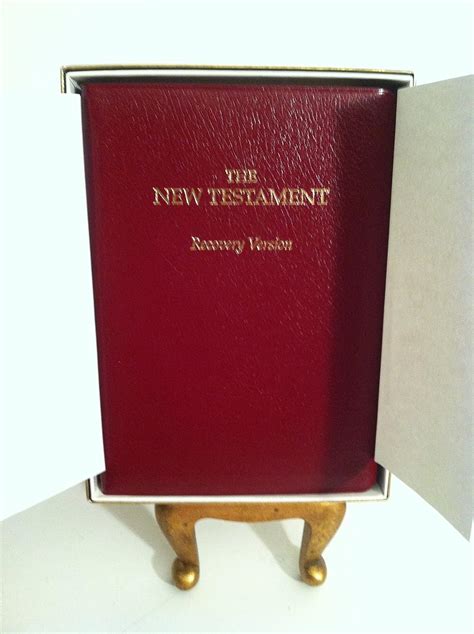 The New Testament Recovery Version Burgandy Bonded Leather Living