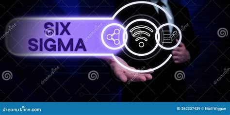 Inspiration Showing Sign Six Sigma Internet Concept Management