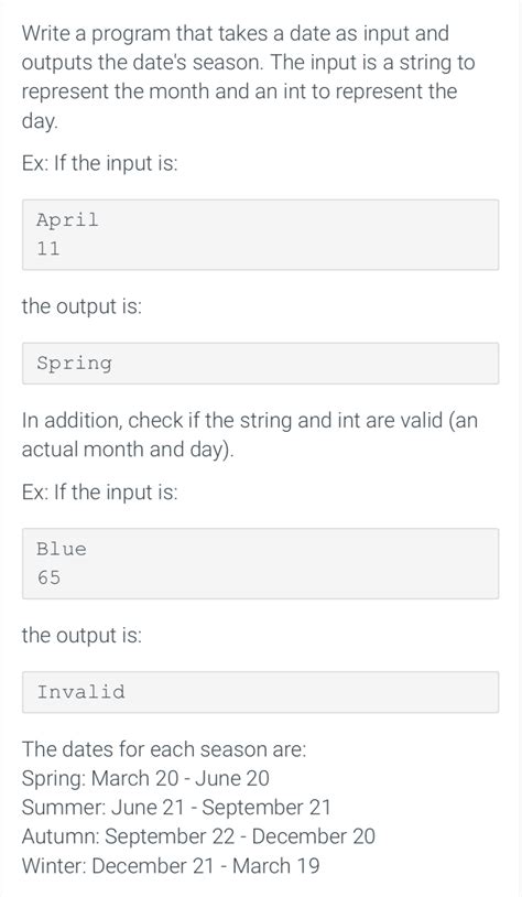 Solved Write A Program That Takes A Date As Input And Outputs The Dates Course Hero