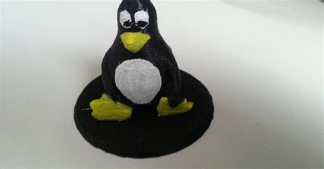 Tux The Linux Penguin Statue By Frankkienl Download Free Stl Model