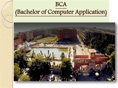 Ppt Bca Powerpoint Presentation Free Download Id11231741