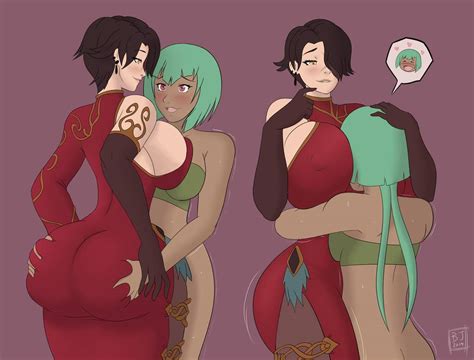 Rule 34 2019 2girls Alternate Breast Size Ass Ass Grab Ass Grab From Front Ass In Dress