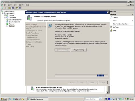 Solved Wsus 3 Error Connecting To Upstream Server It Has Being Trying