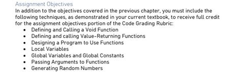 solved assignment objectives in addition to the objectives