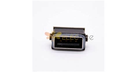 Waterproof Usb Female Socket 4 Pin Ipx8 Type A Offset Type Straight