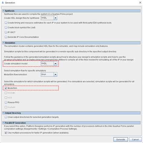 Quartus® Prime Pro Edition の Run Simulation 機能で簡単に Rtl シミュレーションする方法