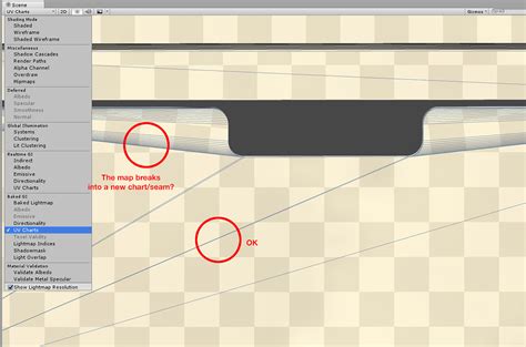 Generate Lightmap Uvs For Sketchup Generates Seams Unity Engine