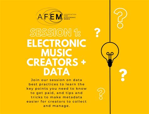 Afem Metadata Workshop For Electronic Musicians — Buzzsonic
