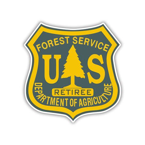 Forest Service Full Color Vinyl Sticker Custom Size Biggest Decal Shop