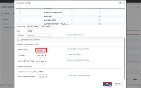 วิธีการสร้าง Vnic บน Ucsm สำหรับใช้งานกับ Cisco Hyperflex Ablenet