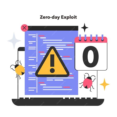 premium vector zeroday exploit computersoftware vulnerability cyber