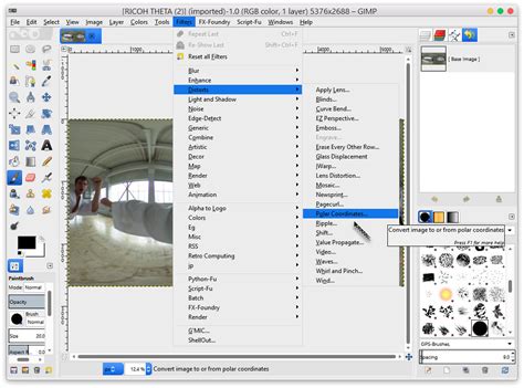 GUIDE Removing Tripod Fringing Or CA On THETA Images In Gimp2 8 360 Media Camera 360