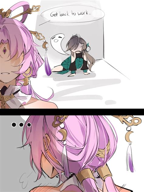Fu Xuan And Qingque Honkai And More Drawn By Tapeanna Danbooru