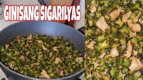 Ginisang Sigarilyas(Wing Beans) Recipe - Panlasang Pinoy # ...