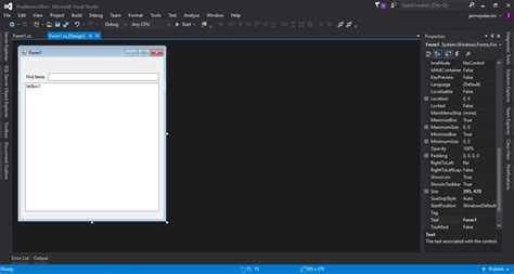 Find Items Inside The Listbox Based On Textbox Using C And Mysql