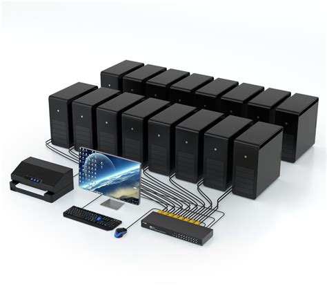 VGA KVM Switch 16 In 1 Out With IR Remote Control MT VIKI