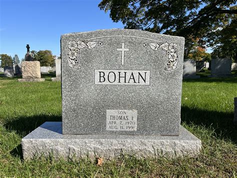 Thomas F Bohan 1970 1991 Find A Grave Memorial
