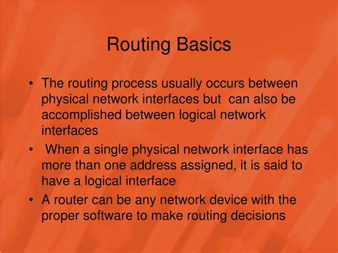 Ppt Chapter 8 Routing Powerpoint Presentation Free Download Id3681537