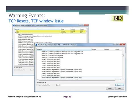 Network Analysis Using Wireshark Chapter 08 The Expert System Pdf