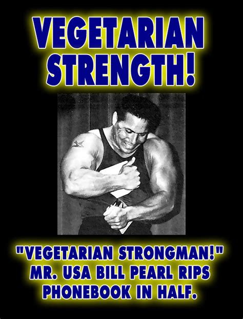 Bill Pearl Vegetarian