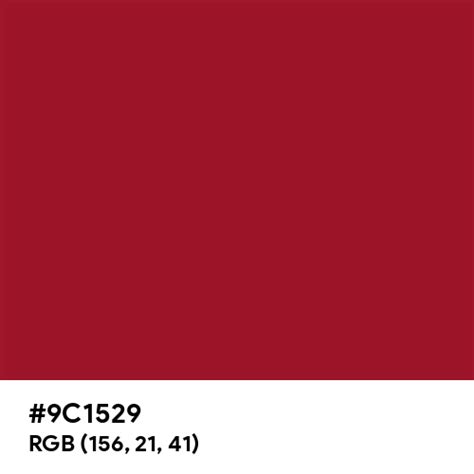 9c1529 Color Name Is Ruby Red 9c1529 Color Name Is Ruby Red