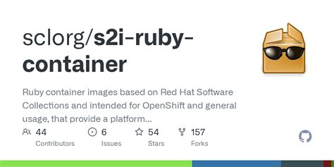 GitHub Sclorg S2i Ruby Container Ruby Container Images Based On Red Hat Software Collections
